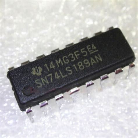 5pcs Sn74ls189an 74ls189 Dip 16 Ic Ebay