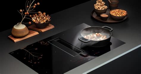 La plaque de cuisson à induction Falmec Zero chauffe et aspire Les Numériques