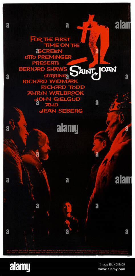 Saint Joan L R Richard Todd Anton Walbrook Jean Seberg John