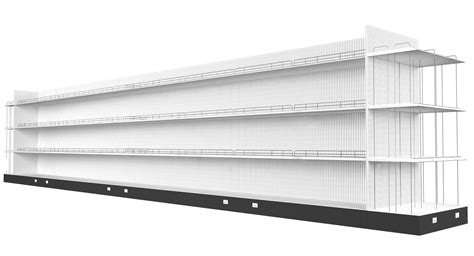 Retail Shelf 3d Model 9 Max Fbx Obj 3ds Free3d