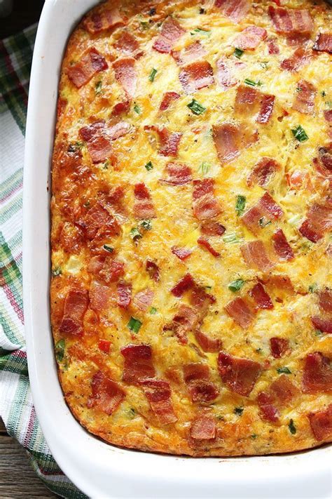 Bacon Potato And Egg Casserole Recipe On This Easy Breakfast Ca
