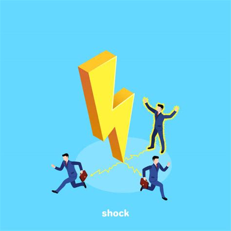 Royalty Free Electrocuted People Cartoon Clip Art Vector Images