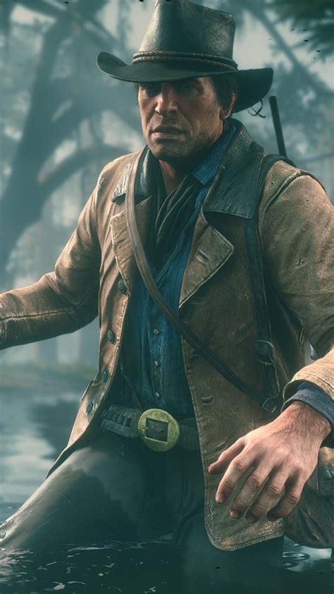 Download Red Dead Iphone In Water Wallpaper