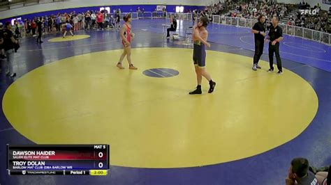 114 Lbs Cons Semi Dawson Haider Salem Elite Mat Club Vs Troy Dolan Barlow Mat Club Dba