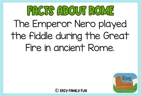 Facts About Rome
