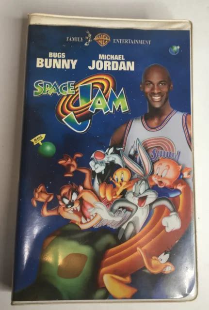 Space Jam Michael Jordan And Bugs Bunny 1997 Vhs Clam Shell By Warner