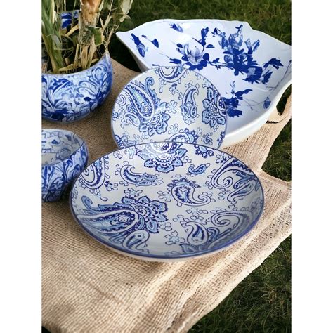 Комплект сервизи 12 сини части купи и чинии Emag Bg