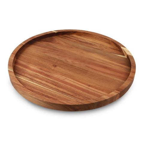 Paninluo Lazy Susan Organizer 16 Inch Large Wooden Lazy Susan For Table