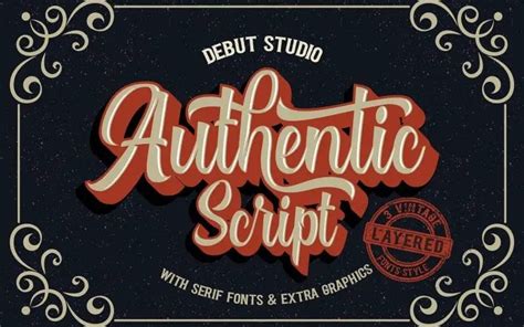 Authentic Script Font Upfonts