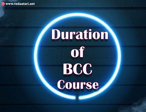 Information About Bcc Course Top 1 Best Syllabus Detail
