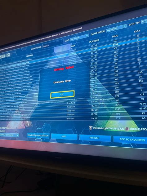 Help Anytime I Try To Join A Server I Get Unknown Error Failed To Join Rarkps4