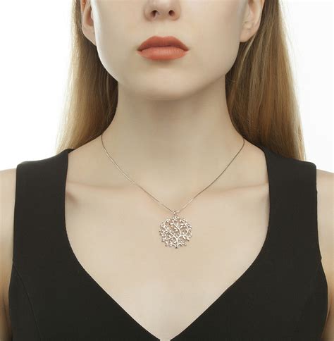 Серебряная подвеска SUNLIGHT S0390-P9W-01: белое серебро 925 пробы ...