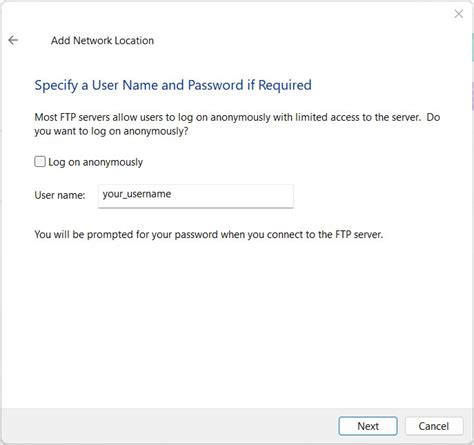 Add An FTP Folder As A Network Drive In Windows 11 FTP Backup