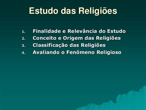 Estudo Das Religiões