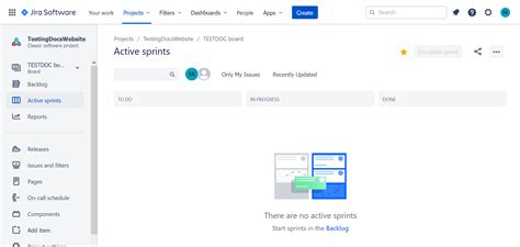 Create A Sprint In Jira Software Testingdocs