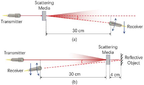 Setup For A Forward Scattering And B Backscattering Download