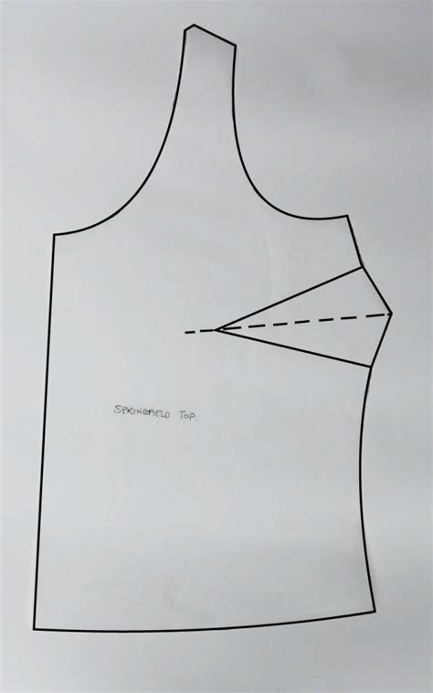 How To Change The Height Of A Bust Dart Cashmerette