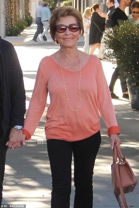 Judge Judy Cant Stop Smiling In Pink Top While Shopping With Her