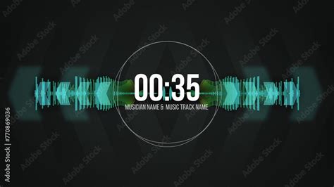 Music Visualization Tool Stock Template Adobe Stock