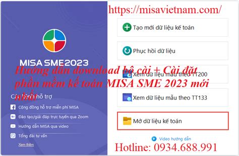 Phần mềm kế toán MISA SME NET R mới nhất năm Video Hướng dẫn tải Download cài đặt
