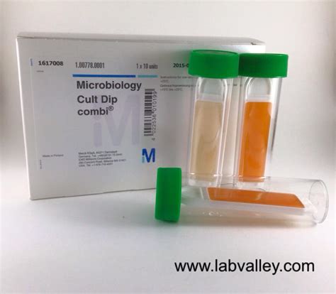 ชุดตรวจจุลินทรีย์ Mikrocount Combi Cult Dip Combi แล็ป วัลเล่ย์