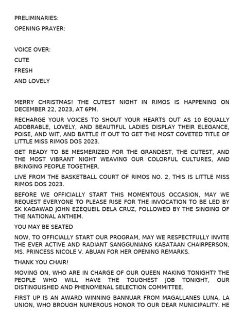 Script Intrams 1 Pdf