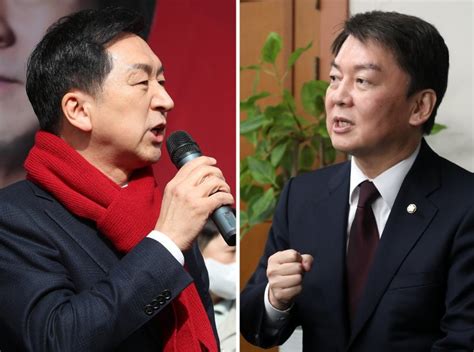 與전당대회 가상 양자대결안철수 50 김기현 32 파이낸셜뉴스