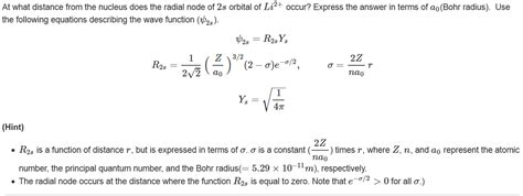 At What Distance From The Nucleus Does The Radial