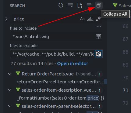 Search In VS Code File Searching Can I Expand Or Collapse All Results Stack Overflow