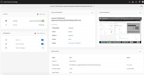 Aem Screens Offline Experience Center Management Leadstec