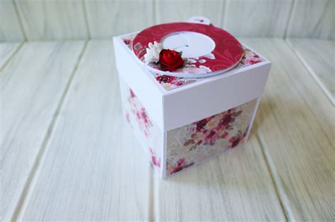 Експлодираща кутия за учителка За учители и ученици Подаръци С панделка отгоре