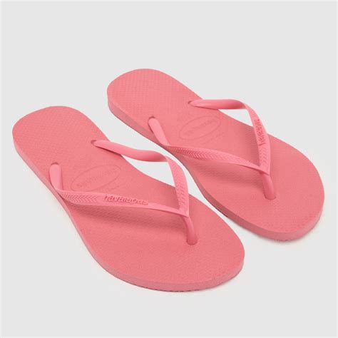 Havaianas Pink Slim Sandals Shoefreak