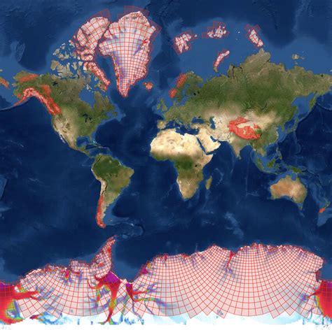 Global View Of The Spatial Coverage Of The Itslive Version 2 Dataset