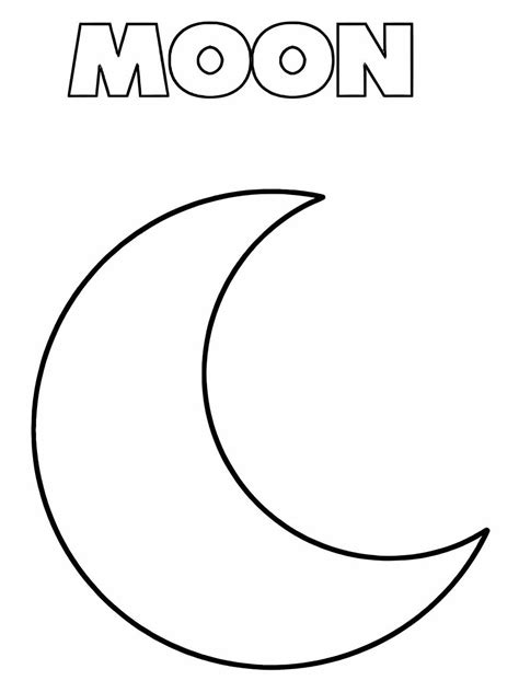 Lua Para Colorir 1 Educarolando Aprender Brincando
