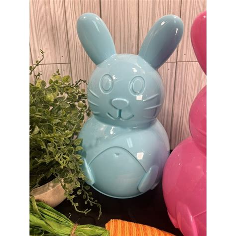 Jumbo Lot Of 4 Treat Fillable Bunny Easter Egg Plastic Etsy