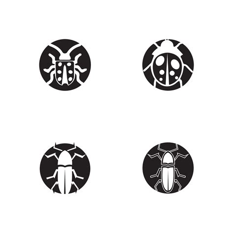 Bug Vector Illustration Icon Design Template Vector Art At Vecteezy