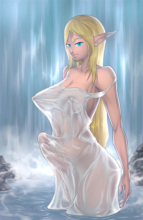 Rule 34 1futa Areolae Bakuhaku Balls Big Breasts Blonde Hair Blue