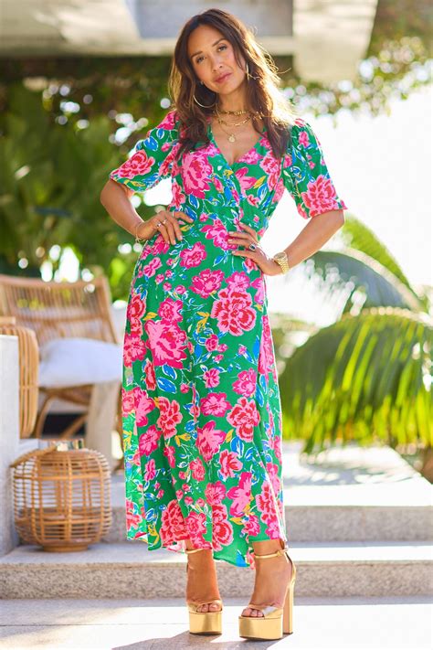 Buy Myleene Klass Printed Wrap Dress From Next Ireland