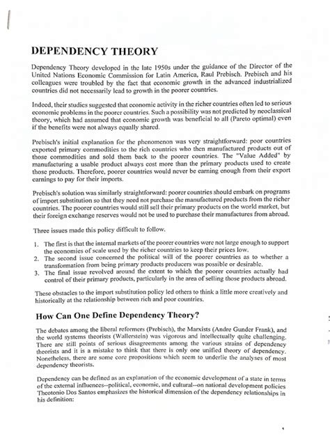 Dependency Theory Pdf