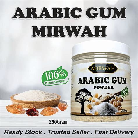 Arabic Gum Asli Serbuk Acacia Powder Original Kualiti Premium Mudah