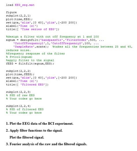 Load EEG Seg Mat Figure Subplot 2 2 1 Plot Time Chegg