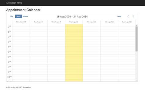 Steps To Appointment Calendar Template In Asp Net Mvc Scheduler Docs