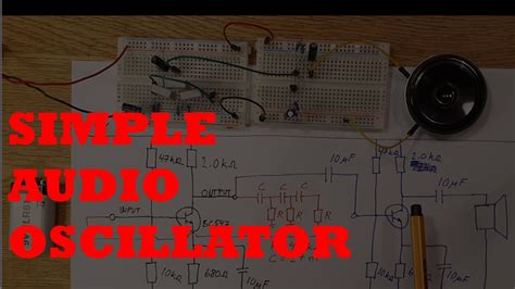 I Made This Audio Oscillator On A Breadboard Youtube