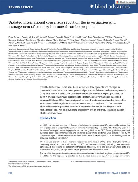 PDF Updated International Consensus Report On The Investigation And