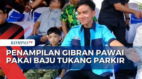 Gibran Pawai Pakai Baju Tukang Parkir Ditemani Jan Ethes YouTube