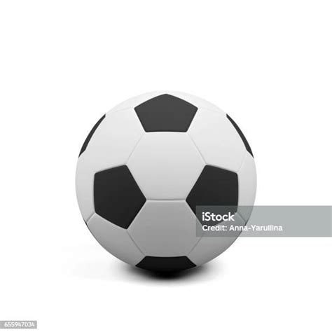 축구 공 흰색 절연입니다 3d 이미지 0명에 대한 스톡 사진 및 기타 이미지 0명 3차원 형태 가죽 Istock