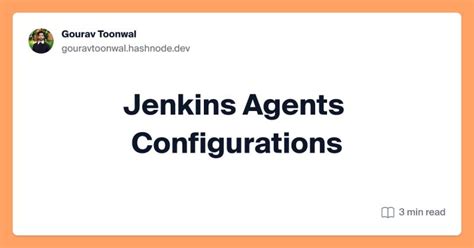 gourav toonwal on linkedin jenkins agents configurations