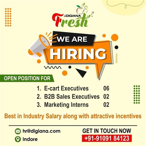 Hiring Indore Jobs Digiana Group