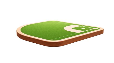 3d Baseball Base Field 3d Illustration 30548937 Png