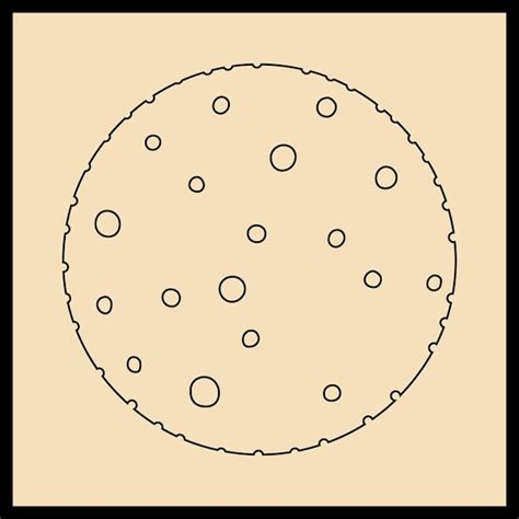 쿠키 윤 실루 터 이미지 흑백 프리미엄 벡터